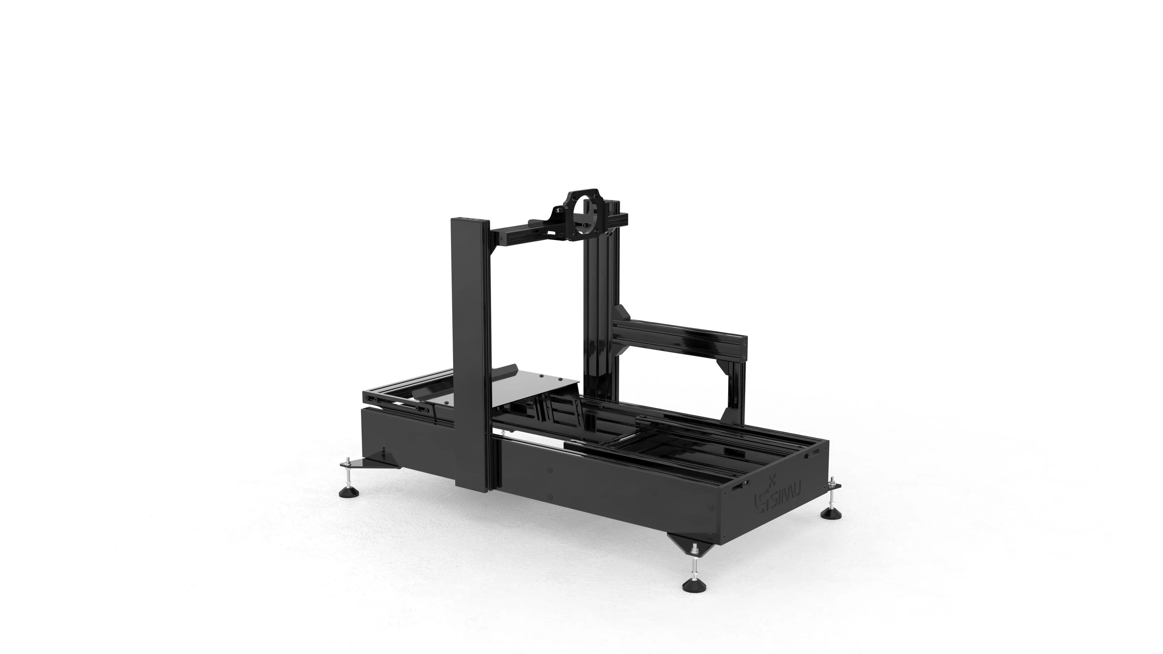 Châssis Sim-Racing LPSIMU 4 Aluminium profilé noir brilliant
