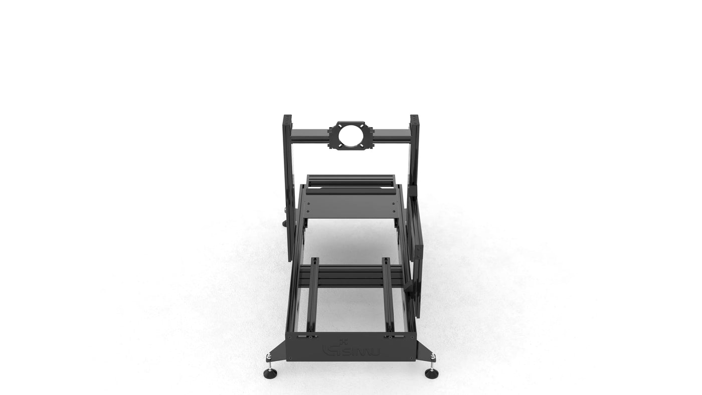 Châssis Sim-Racing LPSIMU 4 Aluminium profilé noir brilliant