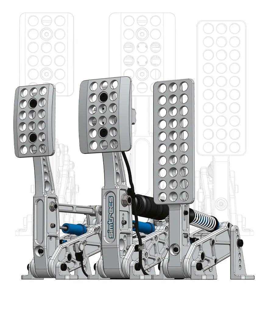 Pédalier Simtrecs ProPedal GT MKII - 3 pedal set LP SIMU – LPSIMU